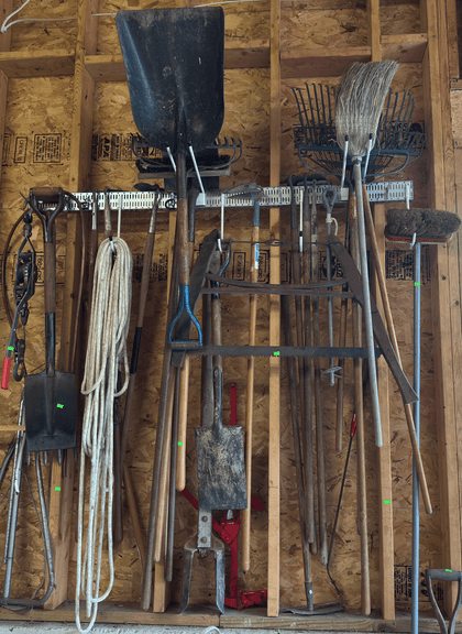 Yard tools - Metzger Property Services, LLC