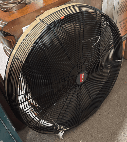 2 Dayton Metal Fan Covers 34" - Metzger Property Services, LLC