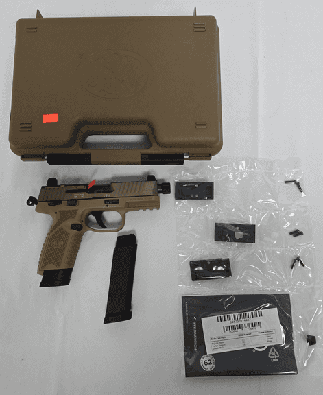 FN Model 502 .22LR Pistol with Extended Magazine, Extra Magazine, Sight ...