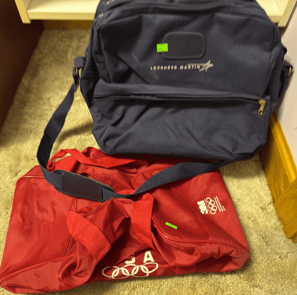 Lockhead Martin tote, Olympic tote - Metzger Property Services, LLC