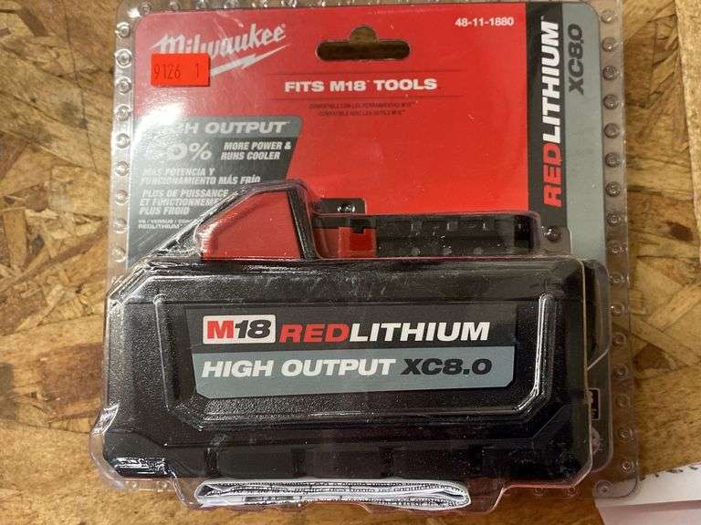 Milwaukee Red Lithium High Output Battery - Metzger Property Services, LLC