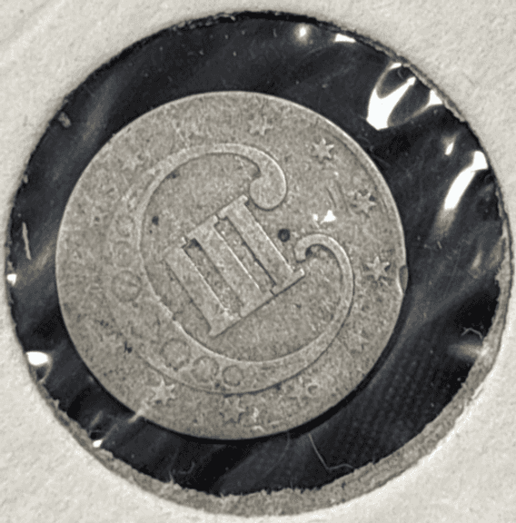 1853 3 Cent Silver Coin - Metzger Property Services, LLC