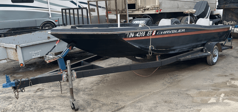 1973 Chrysler Bas Runner 15 Boat with Trailer, Motor Runs Good - Boat ...