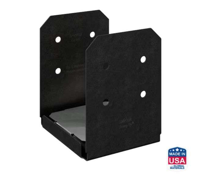 Simpson Strong-Tie Outdoor Accents Avant Collection ZMAX, Black Powder ...