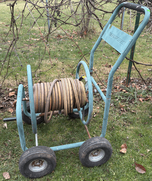 Yardworks Hose Reel And Hose Metzger Property Services Llc
