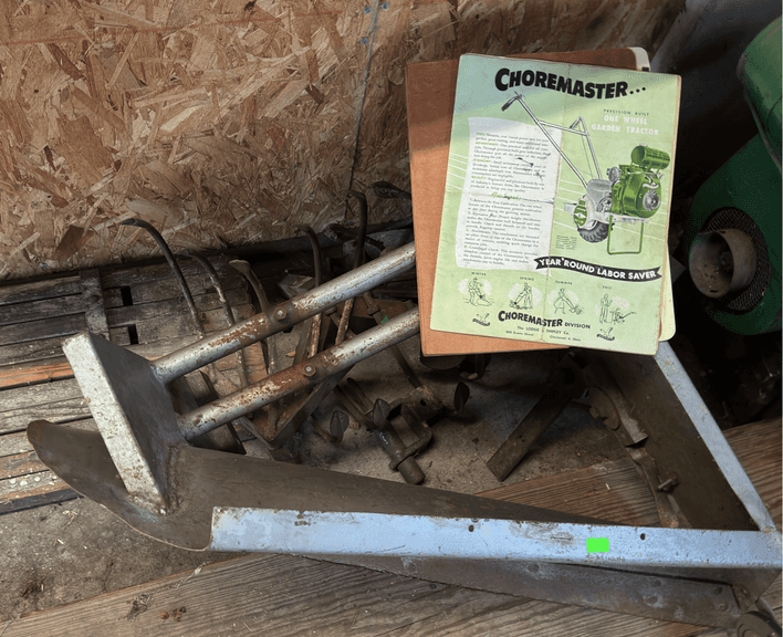 Choremaster one wheel garden tractor and accessories - Metzger Property ...
