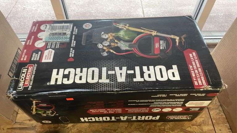 Lincoln Electric Port-A-Torch Kit with Oxygen and Acetylene Tanks for ...