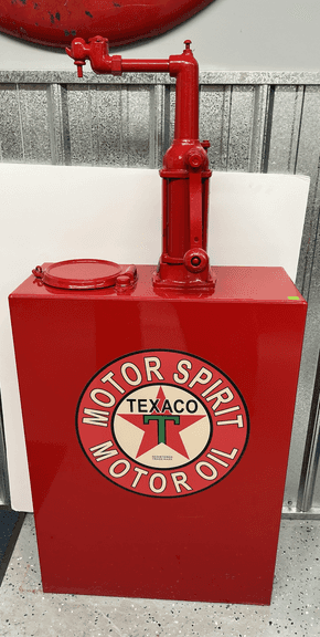 Bennett Oil Barrel Pump with Texaco Motor Oil Decals, Model 307M ...