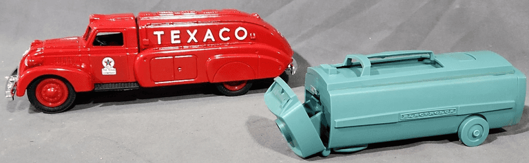 Texaco 1939 Dodge Airflow Locking Coin Bank Die Cast Metal 8" l ...