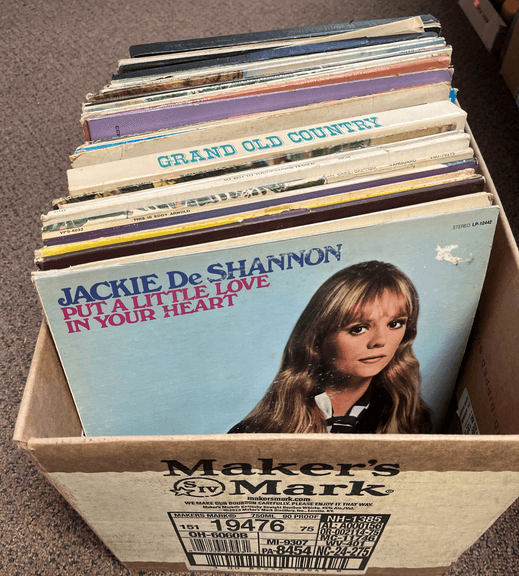 Record assortment including Mitch Miller, Andy Williams, Gene Pitney ...