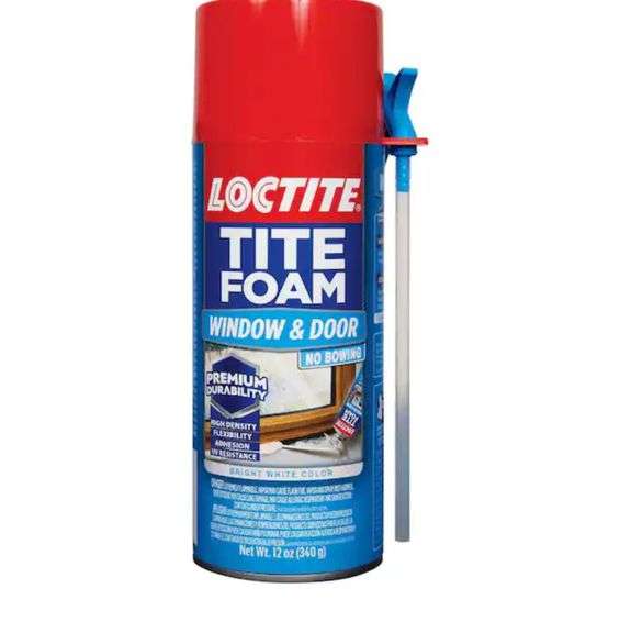 Loctite TITE FOAM Windows and Doors Spray Foam, Bright White, 12 oz ...