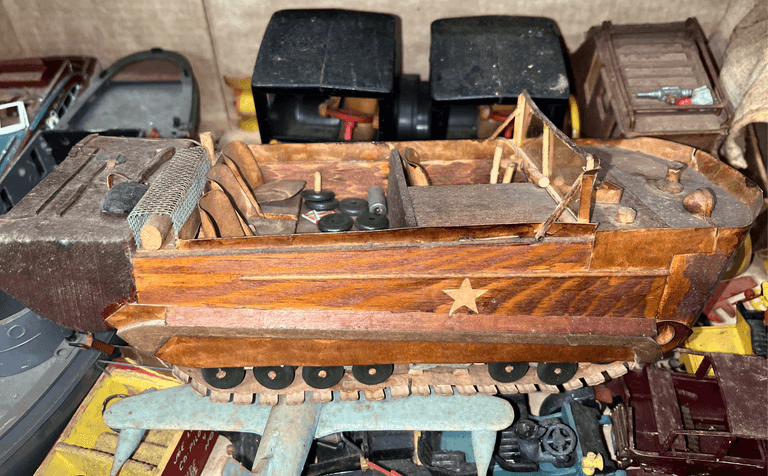 Model boats, cars, figurines - Metzger Property Services, LLC