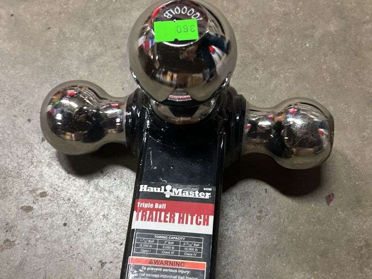 Haul Master Tri Ball trailer hitch - Metzger Property Services, LLC