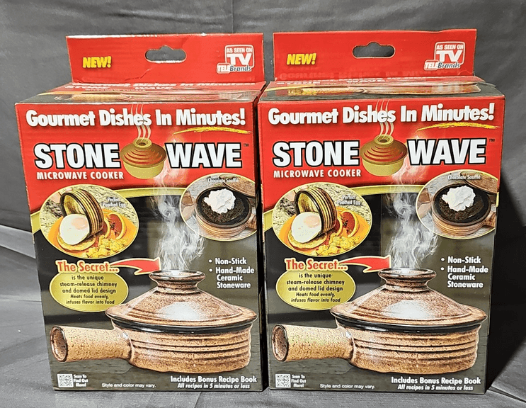 2 Stonewave Microwave Cookers - Metzger Property Services, LLC