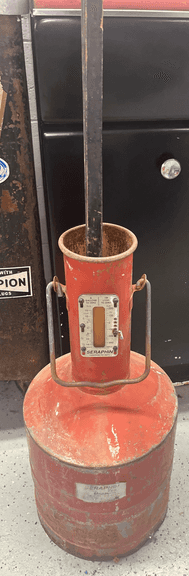 Seraphin Test Measures 5-Gallon Can with Wood Folding Measure Stick ...