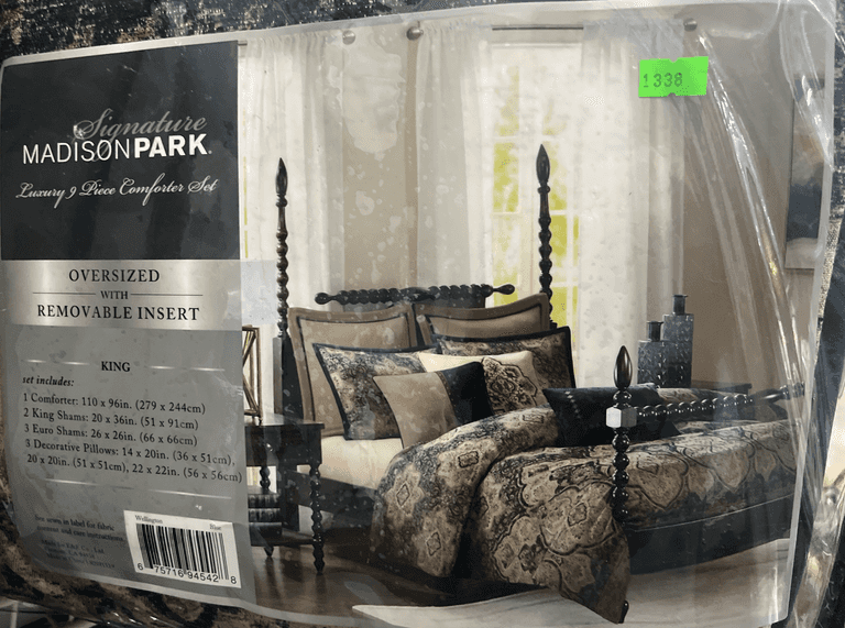 Madison Park 9pc king comforter set - Metzger Property Services, LLC