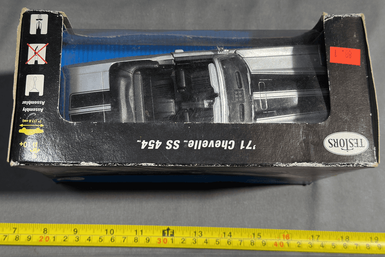 Testors Easy Builder Silver Series Kit ‘71 Chevelle SS 454 1/24 scale ...