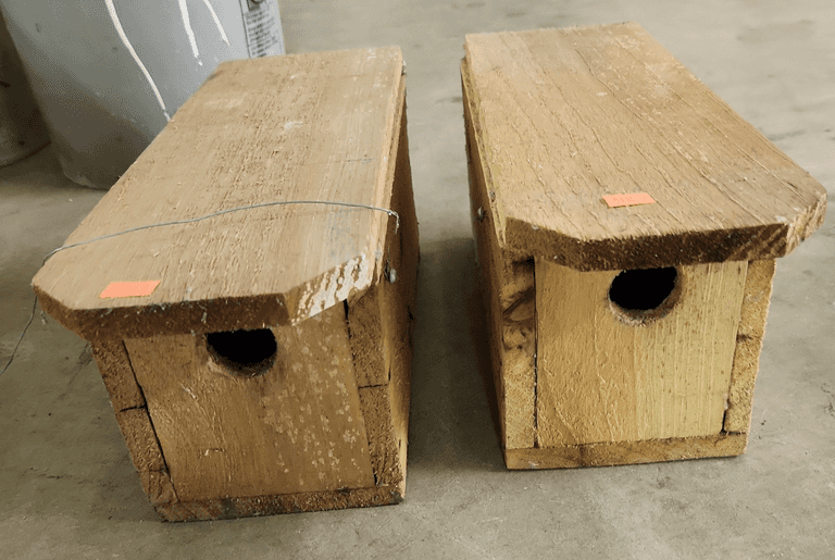 (2) Bird boxes 5" x 16" - Metzger Property Services, LLC