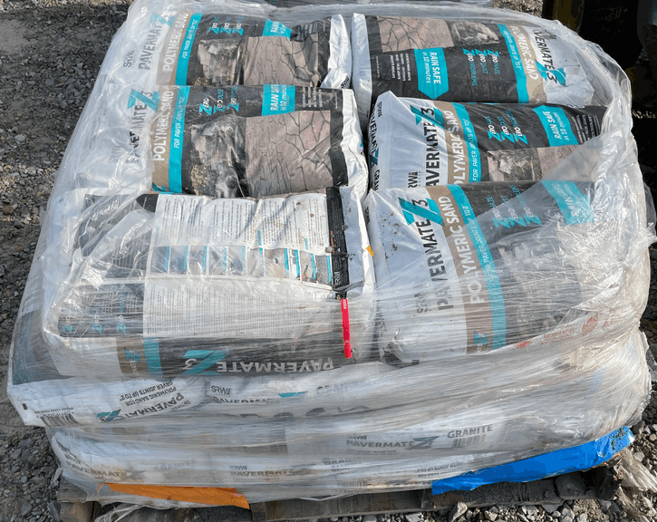 Pavermate Z3 Polymeric Sand on Pallet for Concrete Paver Joints ...