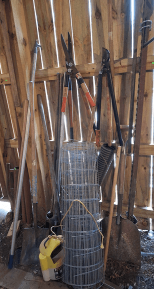 Pruner and hand tools, wire fencing - Metzger Property Services, LLC