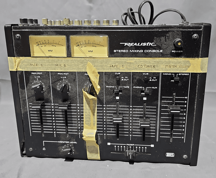 Realistic Stereo Mixing Console 9" x 11" - Metzger Property Services, LLC