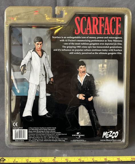 Scarface action figure - The Player - Metzger Property Services, LLC