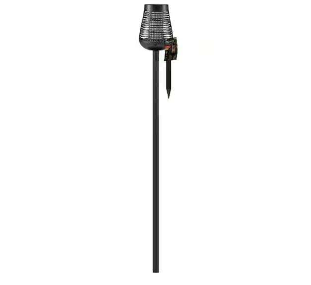 PIC 69 in. Outdoor Solar Powered Insect Killer Torch with LED Flame ...