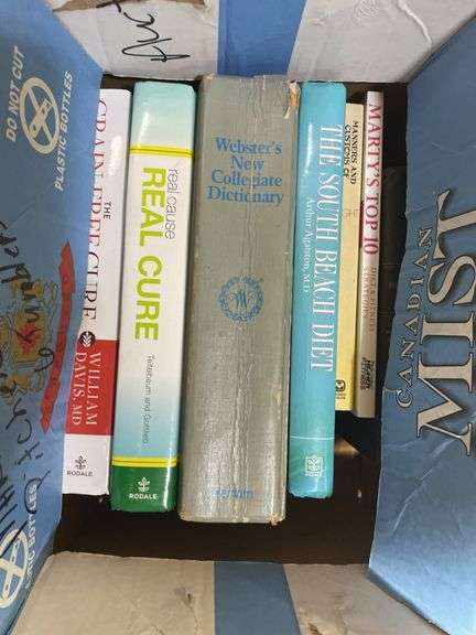 Book assortment including health & cooking books, dictionary - Metzger ...