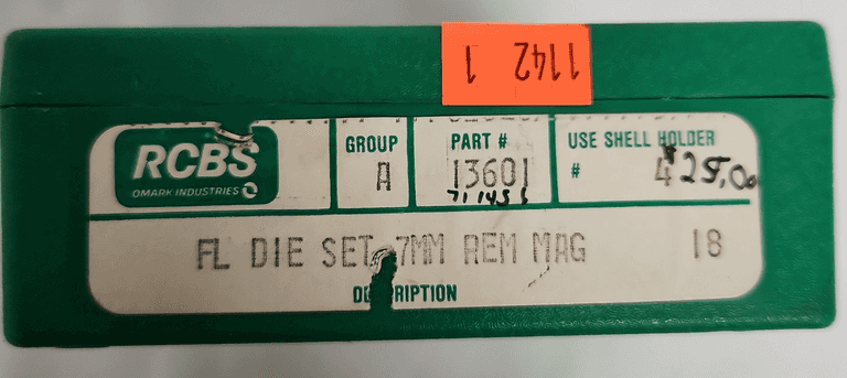 RCBS Reloading dies - Metzger Property Services, LLC