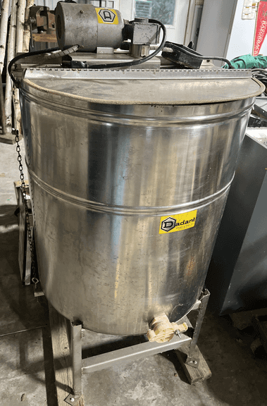Dadant stainless steel honey extractor 25x28", 12" Frame, Works ...
