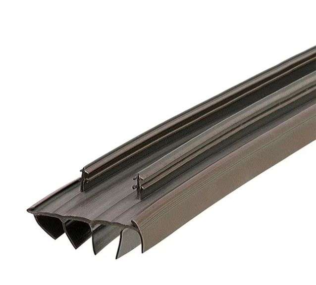 M-D Building Products 36 in. Brown Vinyl Concealed Kerf/Channel Fit ...