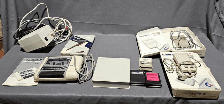 Commodore Modem 300, Edumate Light Pen, 1530 Datacassette Unit Model ...