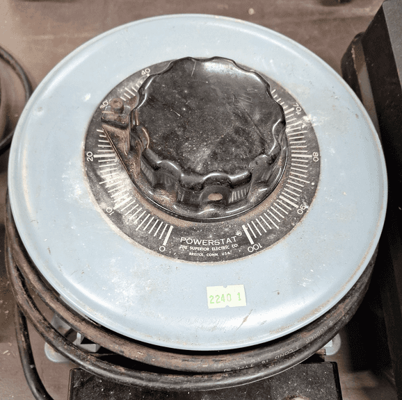 Superior Electric Co. Powerstat controller - Metzger Property Services, LLC