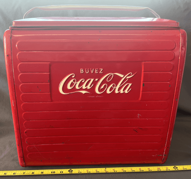 Coca-Cola Buvez Cooler By St. Thomas Metal Signs LTD, Reg. 1955 1-61 ...