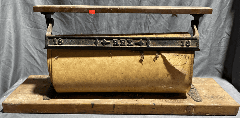 Rex 18 parchment paper cutter (rust damage) 22.5”L - Metzger Property ...