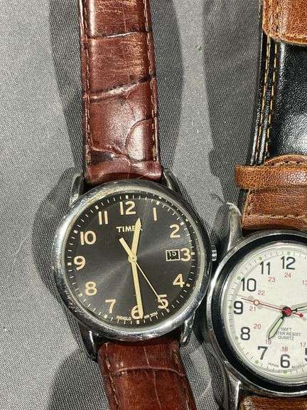 3 Men’s Watches Inc. Casio Illuminator, Quartz Water Resistant, Timex ...