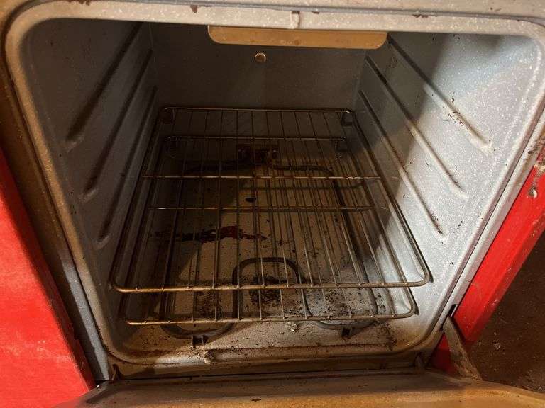 Frigidaire General Motors Red Cookmaster Deluxe Range 40x27x48 ...