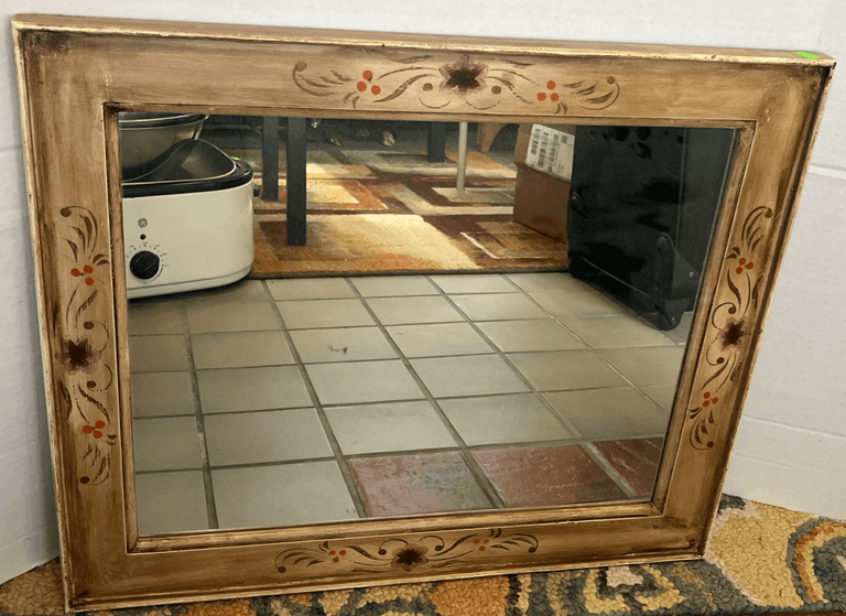 Framed mirror 24x21" - Metzger Property Services, LLC