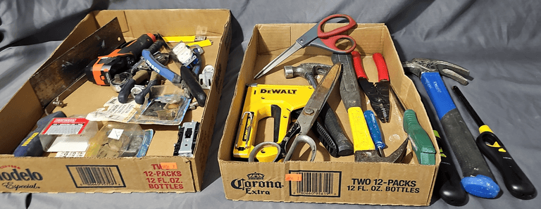 DeWalt Compact Stapler, Kobalt Hammer, Sliding Door Hanger, Etc ...