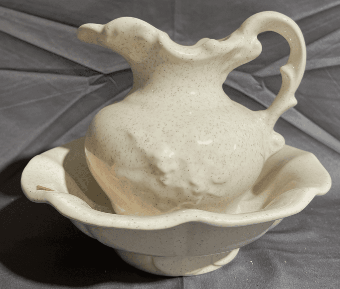 McCoy Pottery Mini Pitcher and Wash Basin 5” 7” - Metzger Property ...