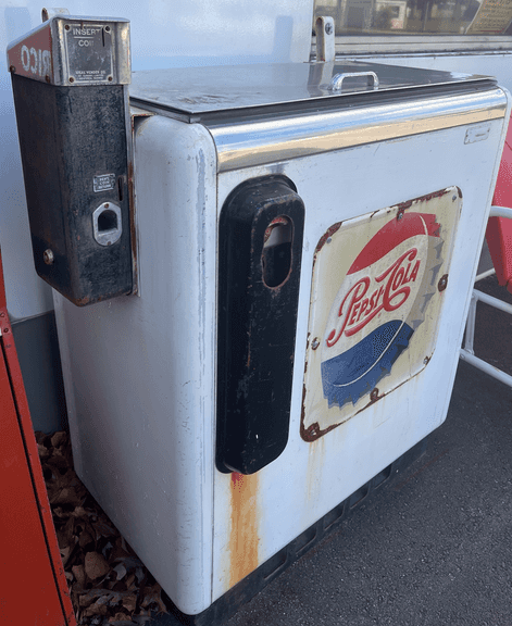 Pepsi-Cola Model A-5 Vending Chest Cooler, Some Rust - Metzger Property ...