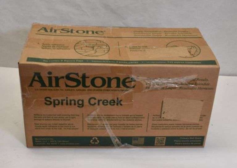 AirStone Spring Creek 8 Sq Ft Faux Stone Blended Veneer-CLSCFI-60 ...