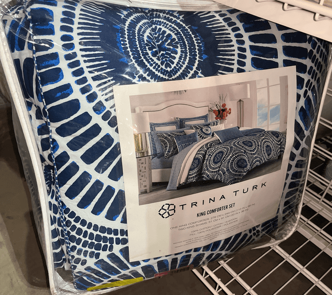 Trina Turk king comforter set 3 pc - Metzger Property Services, LLC