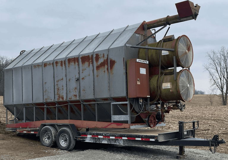 Super B Single Phase Grain Dryer, 400 Bushel Per Hour (ran when removed ...