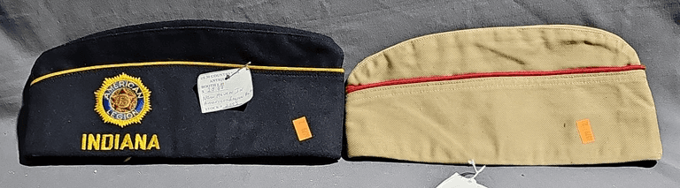 Boy Scouts Garrison Cap 11" & New Haven, Indiana American Legion Hat 11 ...