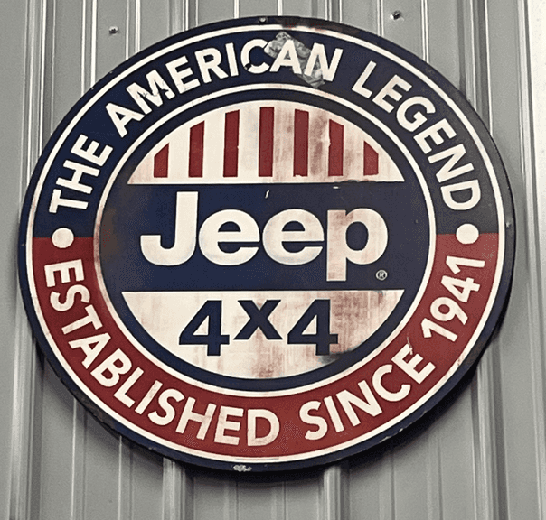 Jeep 4x4 "The American Legend, Established Since 1941" Metal Sign 30 ...