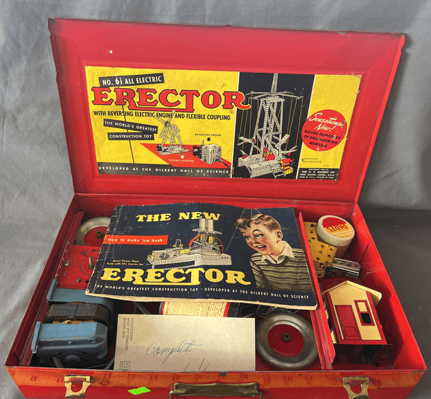 The A.C. Gilbert Co. Erector Set No. 6 1/2 All Electric - Appears ...