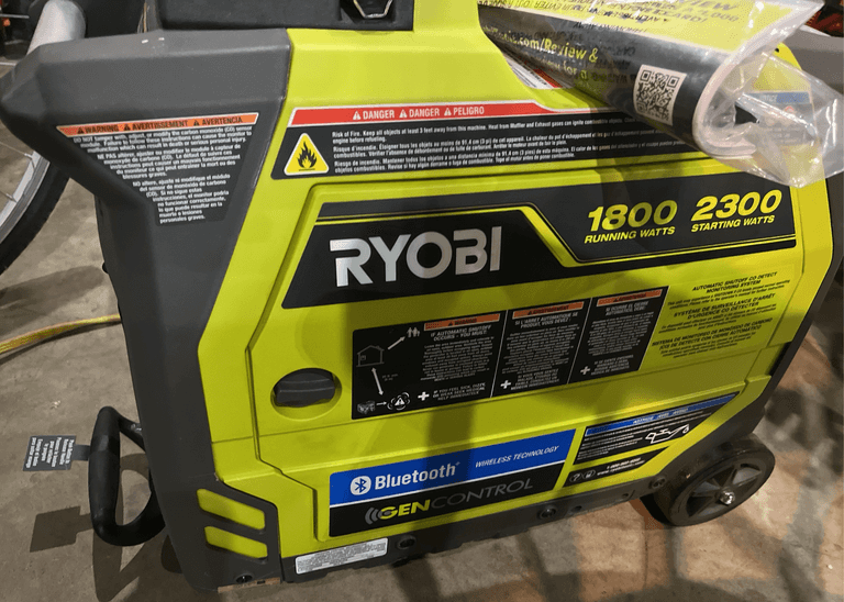 Ryobi Generator 1800 Running Watts - Metzger Property Services, LLC