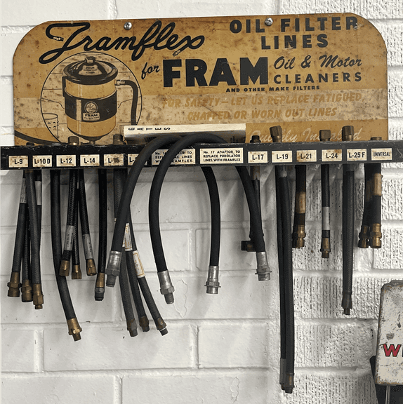 Framflex Display For Fram Oil Filters Lines "For Safety - Let Us ...