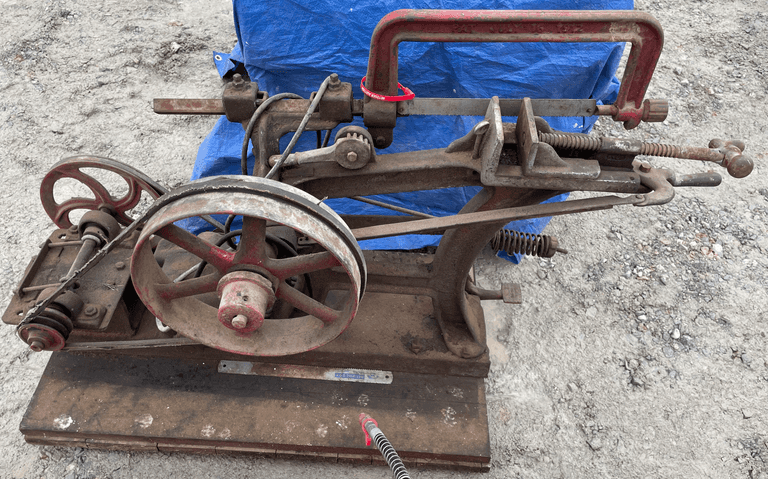 Antique Power Hack Saw - Metzger Property Services, LLC